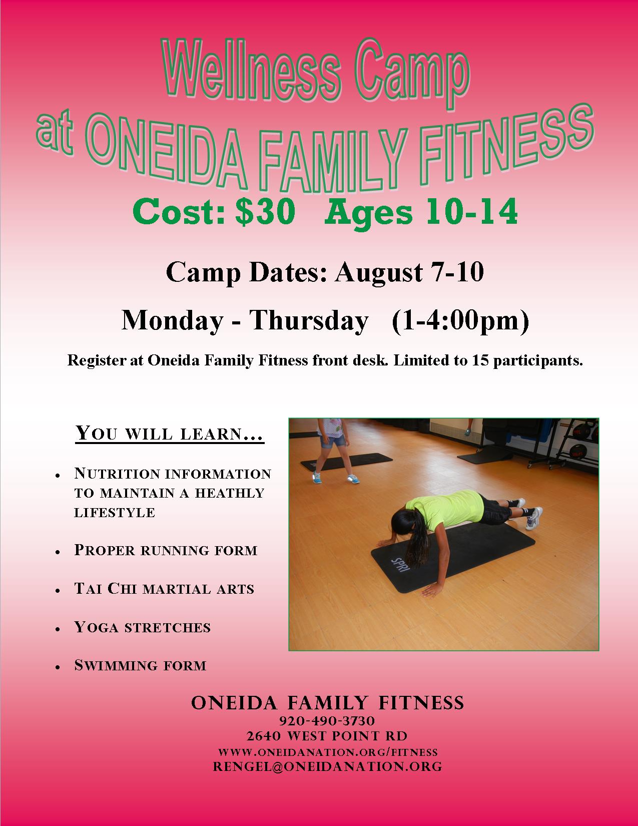 Oneida Nation | Youth Wellness Camp