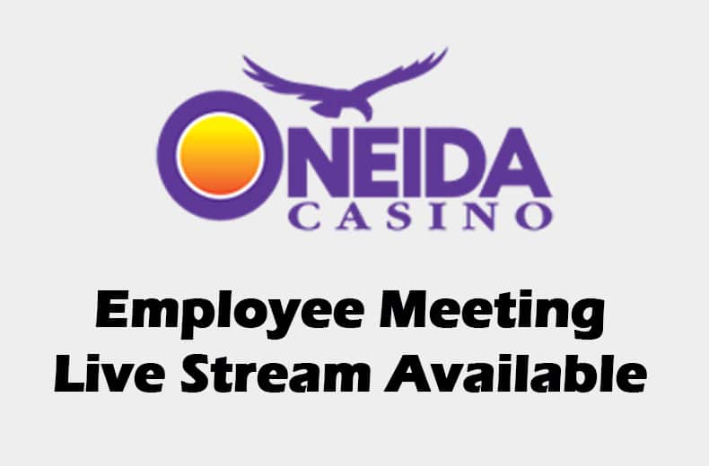 Oneida Nation | Gaming Employee Meeting Live Stream Available at 10 AM ...