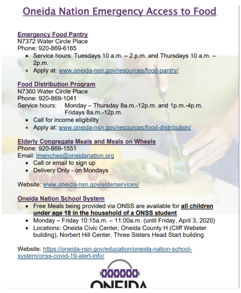 Oneida Nation | Oneida Nation Community Resource Guide