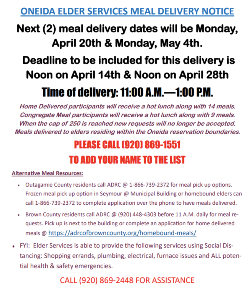 Oneida Nation | Oneida Nation Community Resource Guide Oneida Nation | Oneida Nation Community Resource Guide