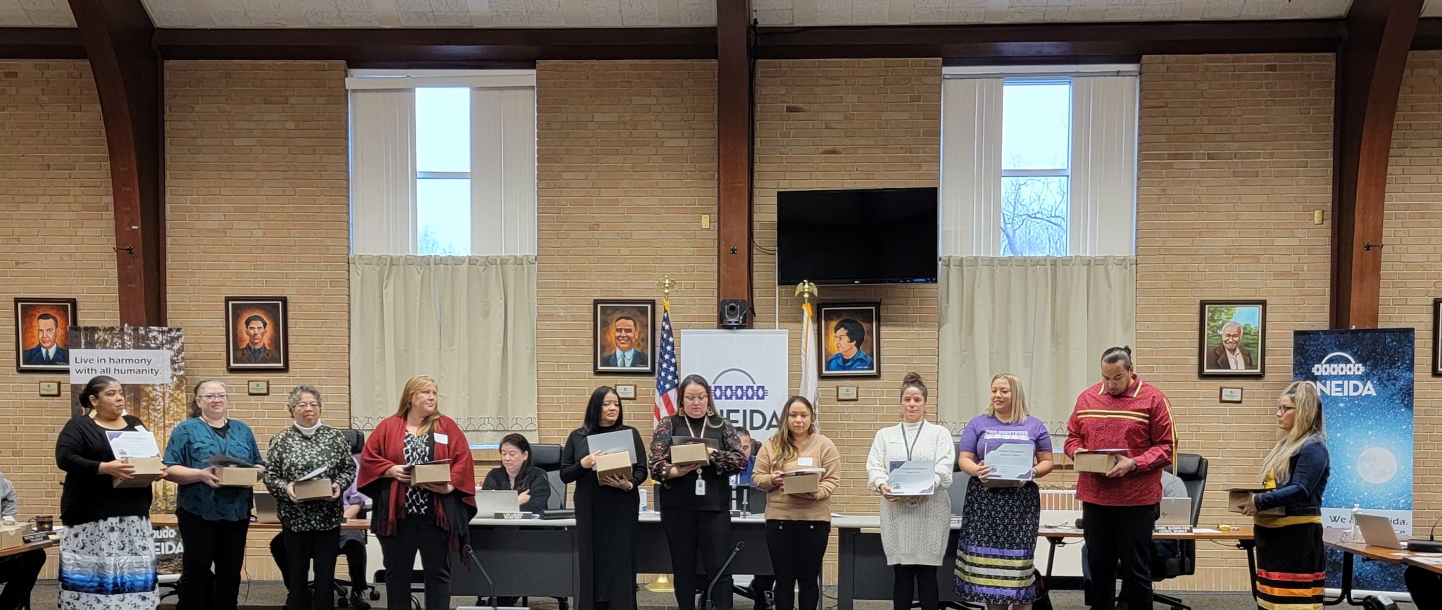 Oneida Nation | Oneida Business Committee honors Economic Support team