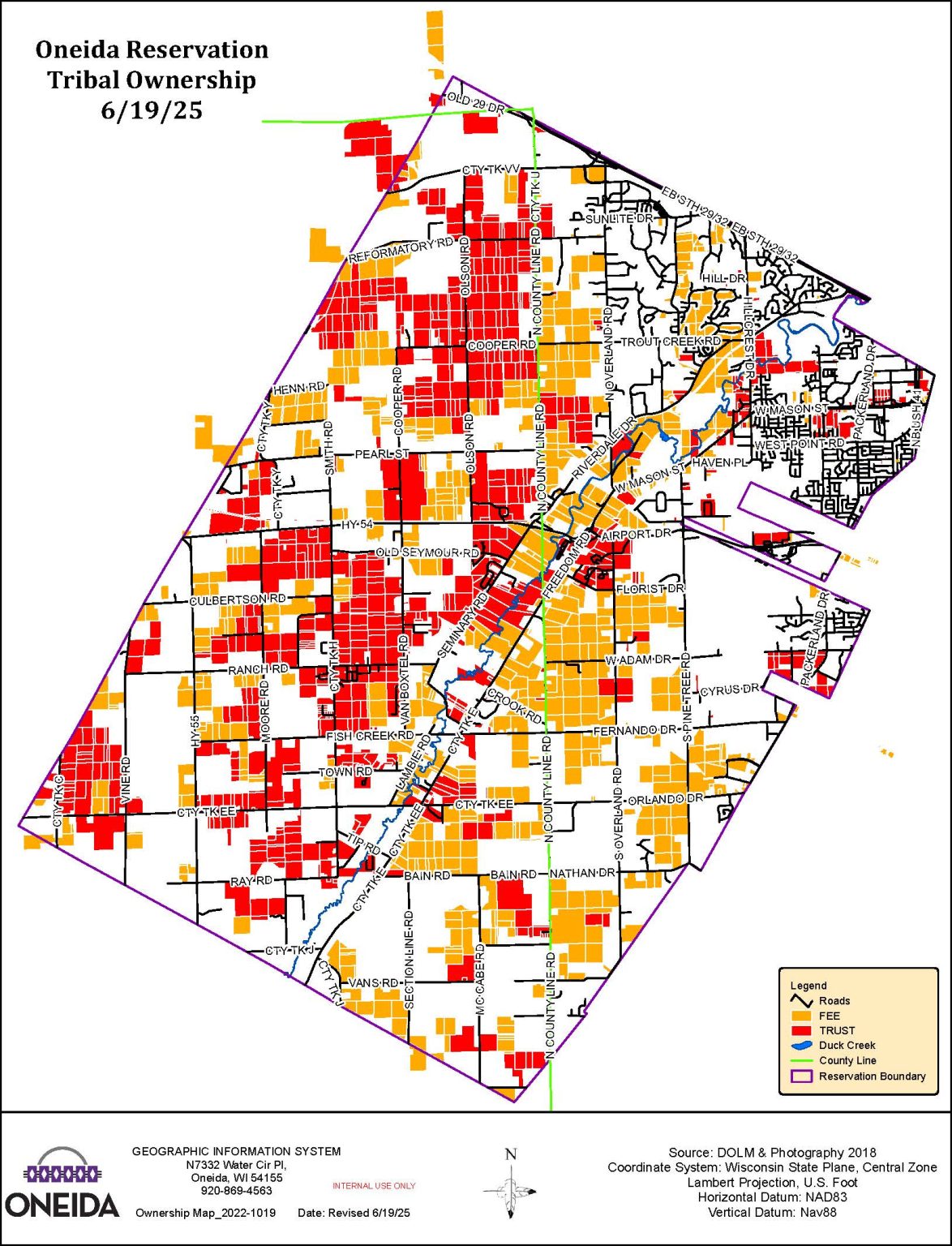 Oneida Nation | Geographic Information Systems