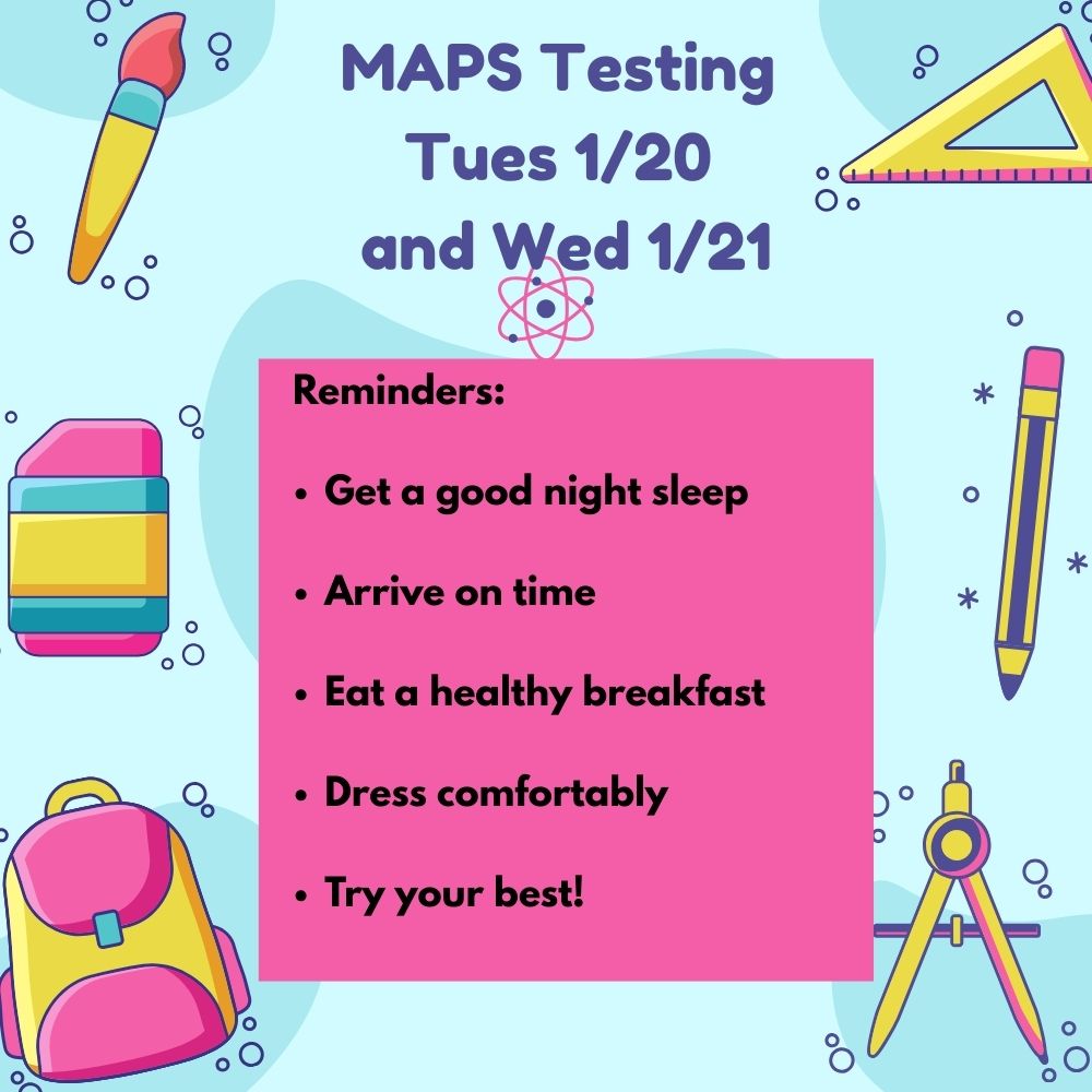 Oneida Nation | Middle of the Year MAP testing Tuesday Jan 20th and ...